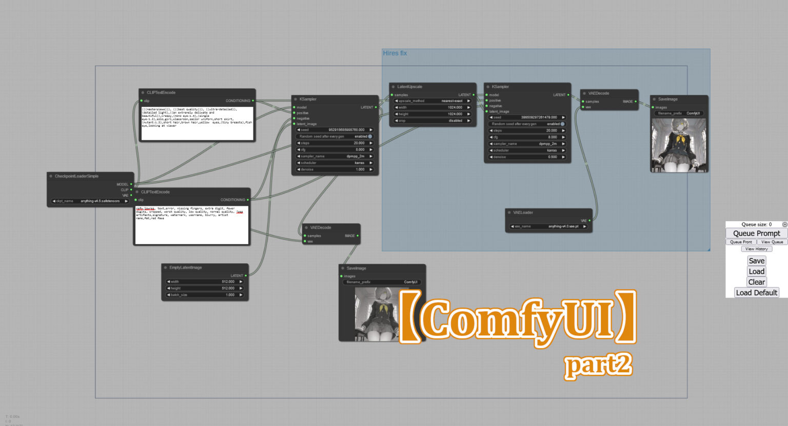 【Stable Diffusion】「ComfyUI」の使い方 Part2 - 7mm blog