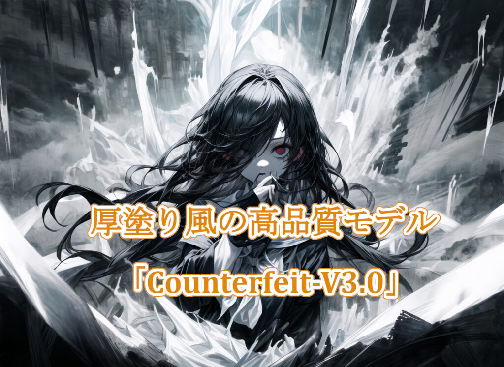 【Stable Diffusion】厚塗り風の高品質モデル「Counterfeit-V3.0」 - 7mm blog