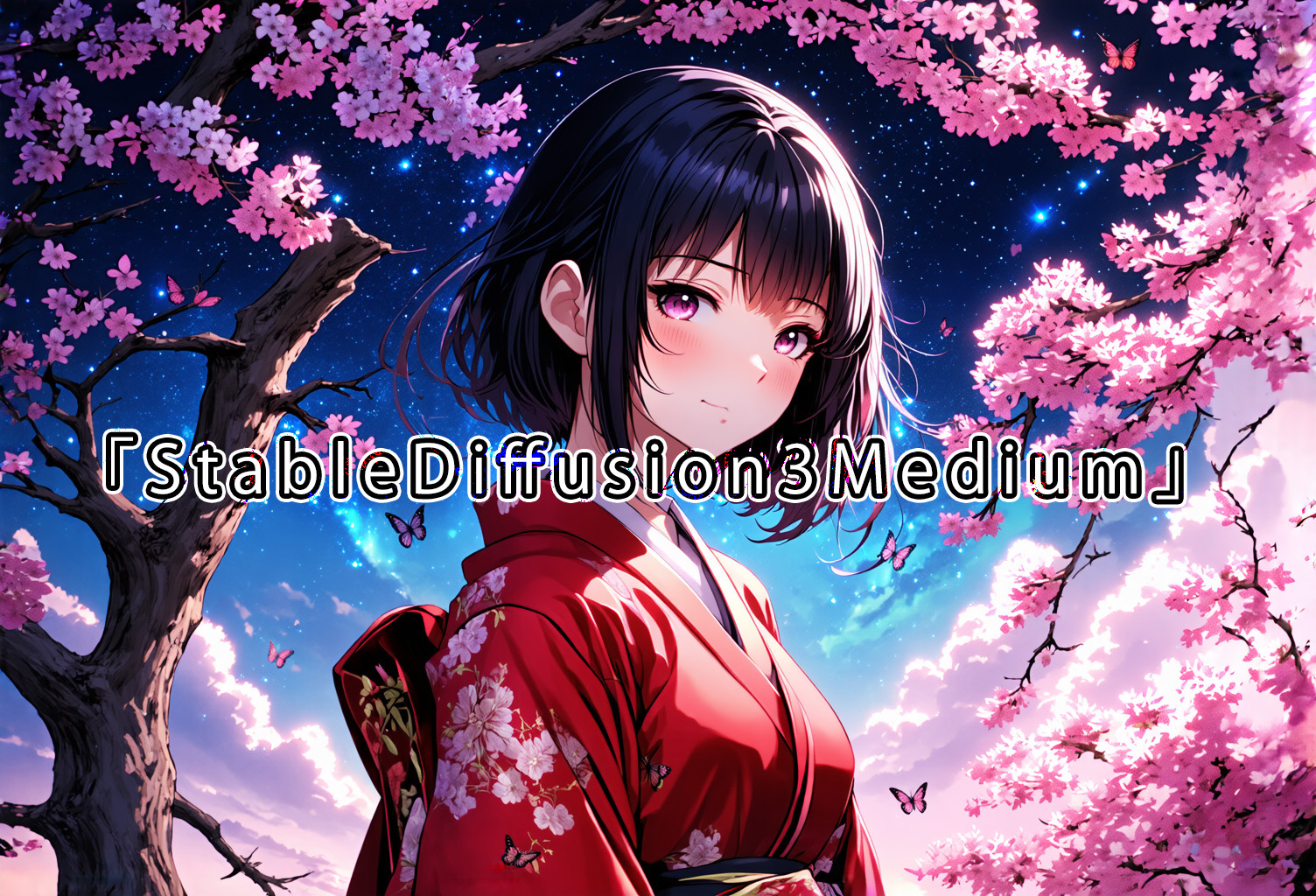 【画像生成AI】StableDiffusionの最新モデル「StableDiffusion3Medium」をローカル環境で使う方法 - 7mm ...